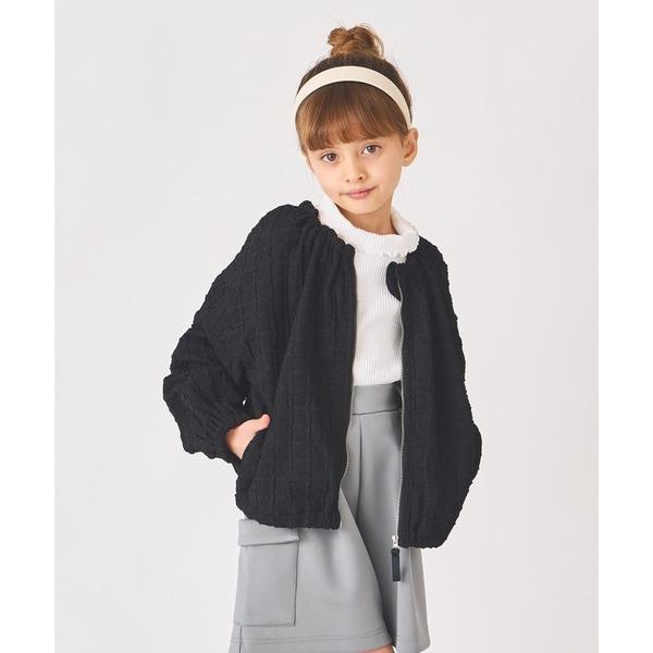 『タイムセール実施中』ZOZO問い合わせ番号:93049992ショップ:ever closet，エバークローゼットブランド:ever closet，エバークローゼット商品名:格子柄 ジャガード ブルゾンカテゴリ:ジャケット/アウター>...