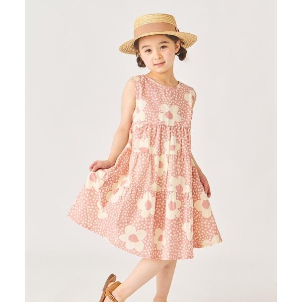 『タイムセール実施中』ZOZO問い合わせ番号:93050195ショップ:ever closet，エバークローゼットブランド:ever closet，エバークローゼット商品名:花柄ノースリーブワンピースカテゴリ:ワンピース/ドレス>ワン...