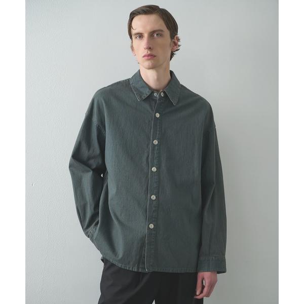 『タイムセール実施中』ZOZO問い合わせ番号:93080676ショップ:STUDIOUS MENS，ステュディオス メンズブランド:STUDIOUS，ステュディオス商品名:BLEACH OVERDYE DENIM SHIRTSカテゴリ:トッ...