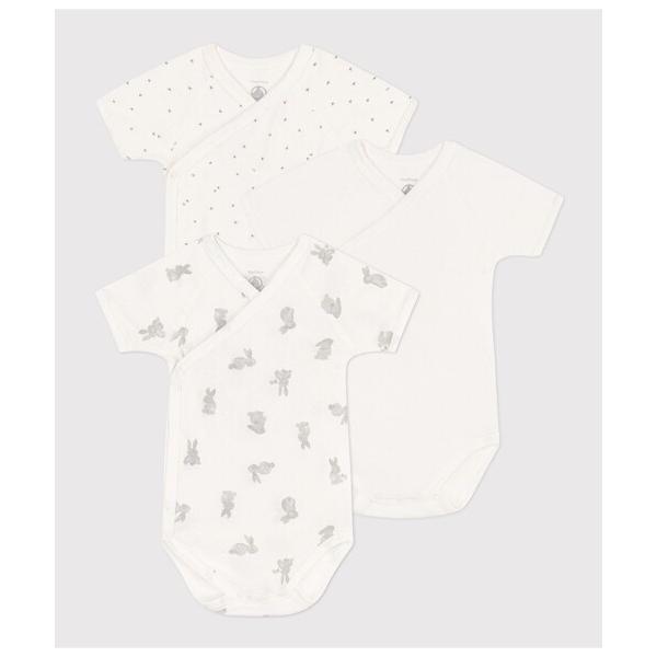 『セール実施中』※このアイテムは返品・交換対象外商品です。ZOZO問い合わせ番号:93080788ショップ:PETIT BATEAU，プチバトーブランド:PETIT BATEAU，プチバトー商品名:半袖あわせボディ３枚組カテゴリ:ママ＆ベビ...