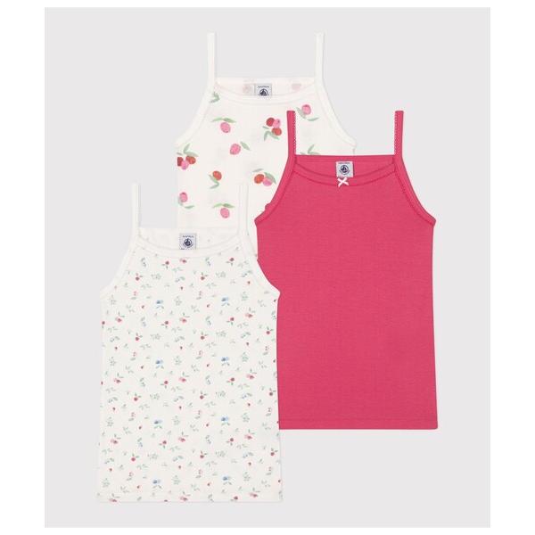 『セール実施中』※このアイテムは返品・交換対象外商品です。ZOZO問い合わせ番号:93080826ショップ:PETIT BATEAU，プチバトーブランド:PETIT BATEAU，プチバトー商品名:キャミソール３枚組カテゴリ:アンダーウェア...