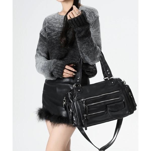 ZOZO問い合わせ番号:93081734ショップ:gossip！ロサンゼルス，ゴシップロサンゼルスブランド:gossip！ロサンゼルス，ゴシップロサンゼルス商品名:Y2K ハンドバッグ 2wayレザーテイストマルチポケットショルダーバッグカ...