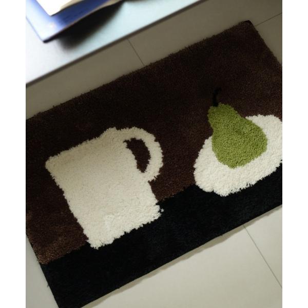 『タイムセール実施中』ZOZO問い合わせ番号:93081877ショップ:Ritzy，リッツィーブランド:Ritzy，リッツィー商品名:カフェ柄ラグマット フロアマット 50×80カテゴリ:インテリア>ラグ/マットブランド品番:RTSS...