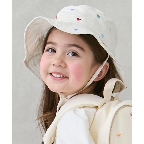 『セール実施中』ZOZO問い合わせ番号:93112201ショップ:petit main，プティマインブランド:petit main，プティマイン商品名:【遮熱】刺しゅうバケットハットカテゴリ:帽子>ハットブランド品番:9651420素...