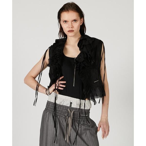 ZOZO問い合わせ番号:93112310ショップ:PRANK PROJECT，プランクプロジェクトブランド:PRANK PROJECT，プランクプロジェクト商品名:ラッフルフリルブラウス / Ruffle Blouseカテゴリ:トップス&g...