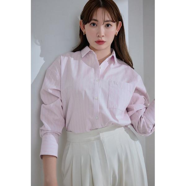 『タイムセール実施中』ZOZO問い合わせ番号:93112415ショップ:Her lip to，ハーリップトゥブランド:Her lip to，ハーリップトゥー商品名:Day-To-Day Stripe Shirtカテゴリ:トップス>シャ...