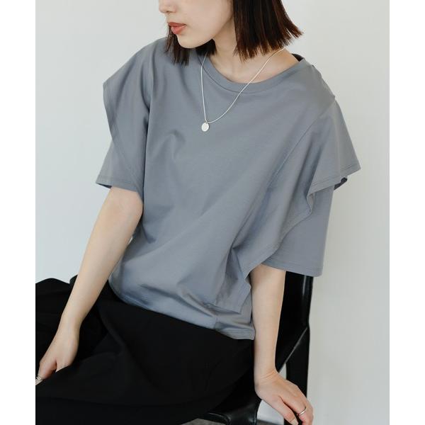 ZOZO問い合わせ番号:93113907ショップ:select MOCA，セレクトモカブランド:select MOCA Et，セレクトモカエト商品名:【Et】Flared Double Sleeve Topsカテゴリ:トップス>Tシャ...