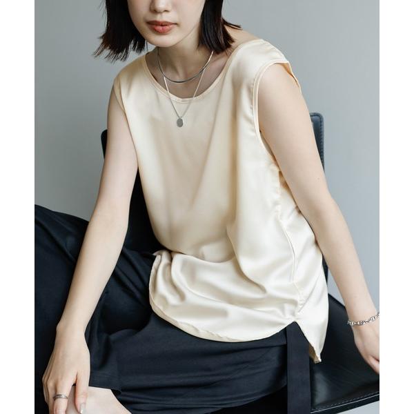ZOZO問い合わせ番号:93113908ショップ:select MOCA，セレクトモカブランド:select MOCA Et，セレクトモカエト商品名:【Et】2WAY Satin Tank Topカテゴリ:トップス>タンクトップブラン...