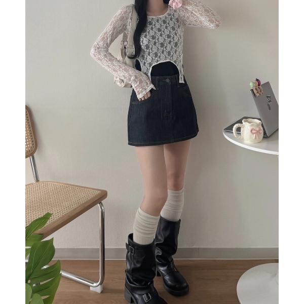 『セール実施中』ZOZO問い合わせ番号:93114045ショップ:nemne store，ネンネストアブランド:nemne store，ネンネストア商品名:《Delfy》ガーターディテールレーストップスカテゴリ:トップス>シャツ/ブラ...