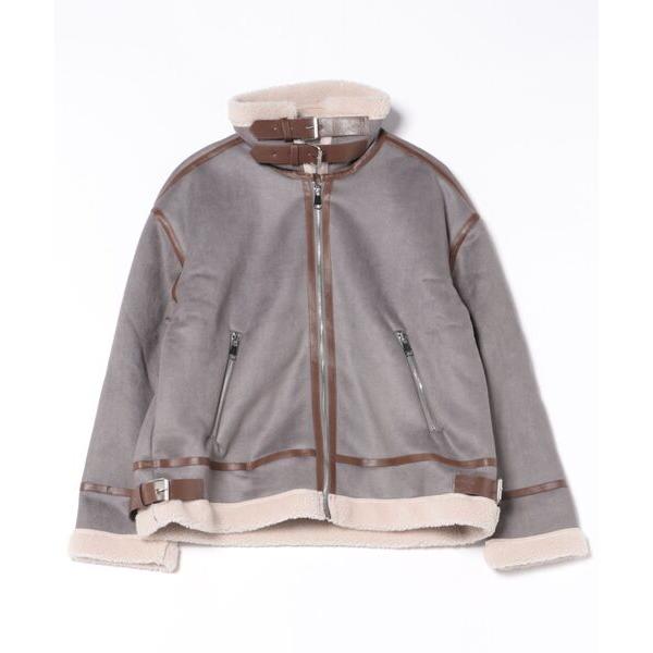 『セール実施中』ZOZO問い合わせ番号:93115758ショップ:UP START，アップスタートブランド:CERCA，チェルカ商品名:【NOWLE】フェイクムートンコート B-3 ボア フライトジャケットカテゴリ:ジャケット/アウター&g...