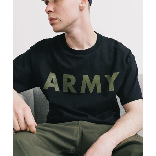 ZOZO問い合わせ番号:93149596ショップ:ROOP TOKYO，ループトーキョーブランド:ROOPTOKYO，ループトウキョウ商品名:ARMY LOGO CORE TEE 半袖Tシャツカテゴリ:トップス>Tシャツ/カットソーブ...
