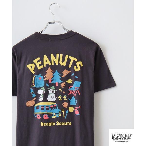 『タイムセール実施中』ZOZO問い合わせ番号:93150306ショップ:FUNALIVE，ファンアライブブランド:PEANUTS，ピーナッツ，FUNALIVE，ファンアライブ商品名:PEANUTS 刺繍＆プリントTシャツカテゴリ:トップス&...