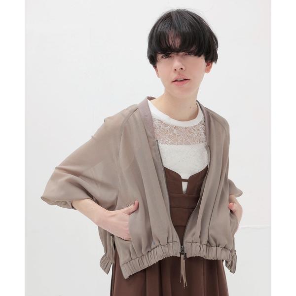 『タイムセール実施中』ZOZO問い合わせ番号:93150647ショップ:DRESSLAVE，ドレスレイブブランド:DRESSLAVE，ドレスレイブ商品名:sheer bubble blouson(シアーバブルブルゾン)カテゴリ:ジャケット/...