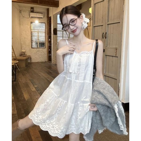 ZOZO問い合わせ番号:93150760ショップ:gossip！ロサンゼルス，ゴシップロサンゼルスブランド:gossip！ロサンゼルス，ゴシップロサンゼルス商品名:Y2Kヴィンテージ風 レースキャミワンピースカテゴリ:ワンピース/ドレス&g...