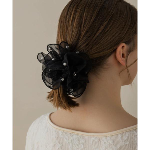 『タイムセール実施中』ZOZO問い合わせ番号:93151178ショップ:perky room，パーキールームブランド:LA MUe，ラミュー，perky room，パーキールーム商品名:【LA MUE】パール付きシアーシュシュ チュールカテ...