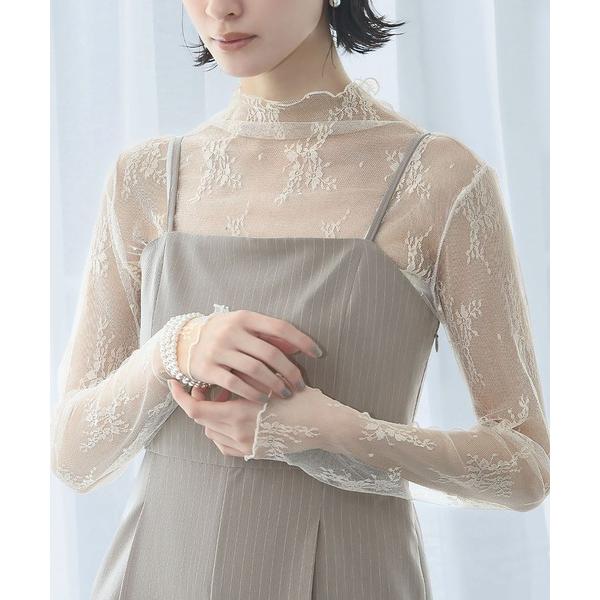 『タイムセール実施中』ZOZO問い合わせ番号:93152043ショップ:RIVER FIELD &amp; Co.，リバーフィールド　アンド　コーブランド:LOWO，ロワ，GIRL，ガール商品名:シースルートップス 長袖 ハイネック チュー...