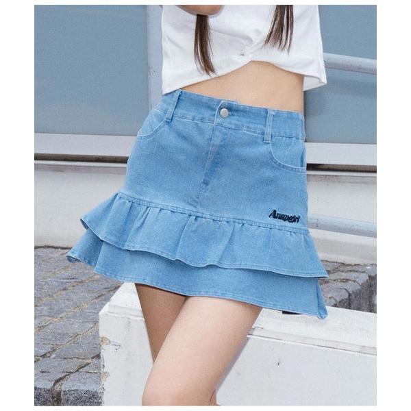 『タイムセール実施中』ZOZO問い合わせ番号:93183903ショップ:ANAP，アナップブランド:ANAP GiRL，アナップガール商品名:ハーフティアードスカート(KIDSお揃い)カテゴリ:スカート>スカートブランド品番:911-...