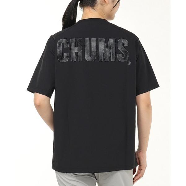 『セール実施中』ZOZO問い合わせ番号:93183930ショップ:ムラサキスポーツ，ムラサキスポーツブランド:CHUMS，チャムス，ムラサキスポーツ，ムラサキスポーツ商品名:CHUMS/チャムス 半袖Tシャツ バックプリント 撥水 CH01...