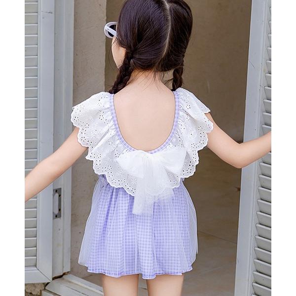 『タイムセール実施中』※このアイテムは返品・交換対象外商品です。ZOZO問い合わせ番号:93184933ショップ:TeddyShop，テディショップブランド:TeddyShop，テディショップ商品名:キッズ水着 ビッグレースカラーのバックリ...