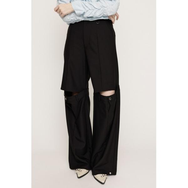 『タイムセール実施中』ZOZO問い合わせ番号:93185186ショップ:SLY，スライブランド:SLY，スライ商品名:CUT OUT REMAKE STRAIGHT PT カットアウト リメイク ストレートパンツカテゴリ:パンツ>スラ...