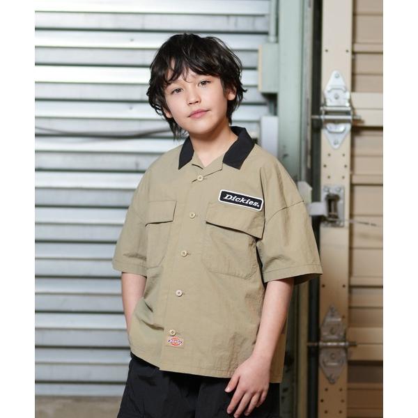 ZOZO問い合わせ番号:93185485ショップ:ムラサキスポーツ，ムラサキスポーツブランド:Dickies，ディッキーズ，ムラサキスポーツ，ムラサキスポーツ商品名:Dickies/ディッキーズ キッズ 半袖 シャツ ボーリングシャツ DK...