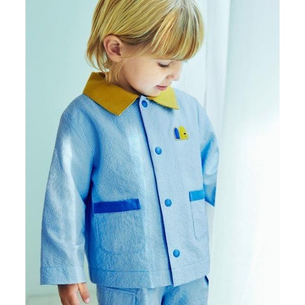 『セール実施中』ZOZO問い合わせ番号:93185650ショップ:moimoln，モイモルンブランド:moimoln，モイモルン商品名:クリーミーシアサッカージャケットカテゴリ:ジャケット/アウター>その他アウターブランド品番:M25...