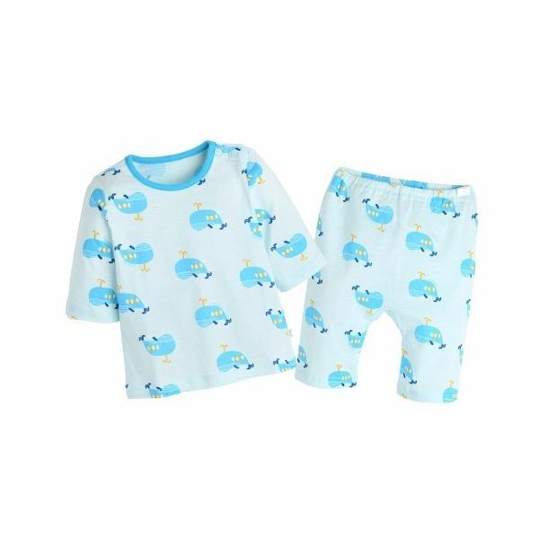 『セール実施中』ZOZO問い合わせ番号:93185680ショップ:moimoln，モイモルンブランド:moimoln，モイモルン商品名:【セットアップ】ビックホエール7分袖トップス＆パンツカテゴリ:ジャケット/アウター>セットアップブ...