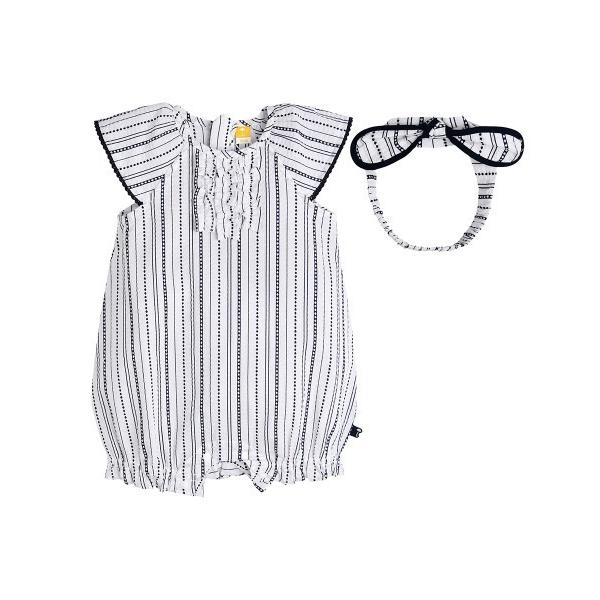 『セール実施中』※このアイテムは返品・交換対象外商品です。ZOZO問い合わせ番号:93185751ショップ:moimoln，モイモルンブランド:moimoln，モイモルン商品名:【2点セット】マリカバーオール＆ヘアバンドカテゴリ:ママ＆ベビ...