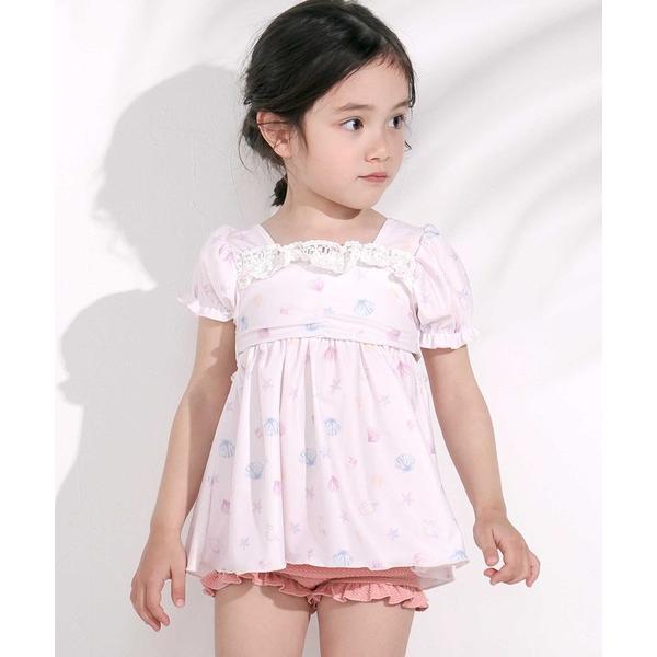 『タイムセール実施中』※このアイテムは返品・交換対象外商品です。ZOZO問い合わせ番号:93186638ショップ:BEBE ONLINE STORE，ベベ オンラインストアブランド:SLAP SLIP，スラップスリップ商品名:シェル柄フロン...