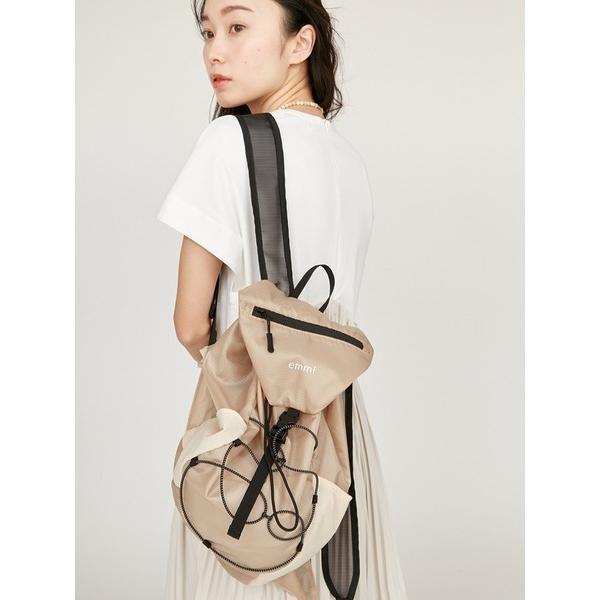 『セール実施中』ZOZO問い合わせ番号:93187455ショップ:emmi，エミブランド:emmi，エミ商品名:【限定カラー】パッカブルバックパックカテゴリ:バッグ>バックパック/リュックブランド品番:13WGB252305素材:ポリ...