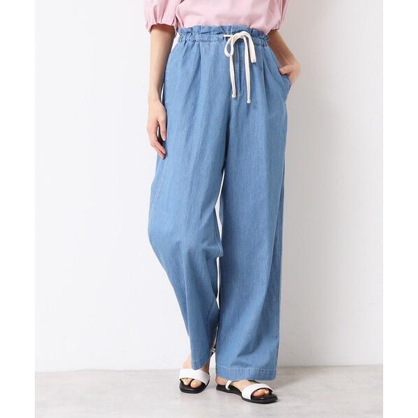 『タイムセール実施中』ZOZO問い合わせ番号:93187854ショップ:Dessin，デッサンブランド:Dessin，デッサン商品名:【ウエストゴム・洗える】リネンブレンドデニム調イージーパンツ（XS〜L）カテゴリ:パンツ>その他パン...