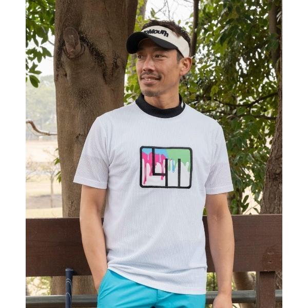 『タイムセール実施中』ZOZO問い合わせ番号:93219252ショップ:OCEAN GOLF，オーシャンゴルフブランド:Loudmouth，ラウドマウス商品名:【LOUDMOUTH/ラウドマウス】モックネックストレッチ半袖シャツ　ゴルフ　お...