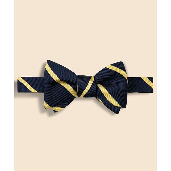 ZOZO問い合わせ番号:93219353ショップ:BROOKS BROTHERS，ブルックス ブラザーズブランド:BROOKS BROTHERS，ブルックスブラザーズ商品名:シルク　BB#3バーストライプ　レップボウタイ　Made in U...