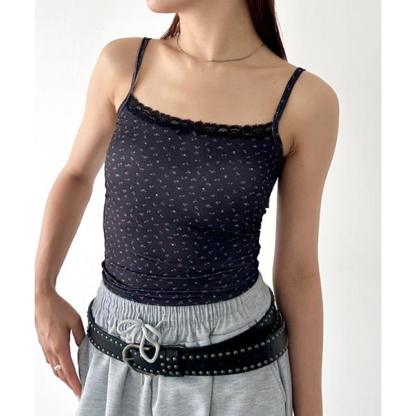 『セール実施中』ZOZO問い合わせ番号:93253133ショップ:Outfitter lab，アウトフィッターラボブランド:Bamm，バム，Outfitter lab，アウトフィッターラボ商品名:カップ付き小花柄レースキャミソールカテゴリ:...