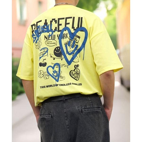 『タイムセール実施中』ZOZO問い合わせ番号:93261165ショップ:BURNER，バーナーブランド:SMILEY FACE，スマイリーフェイス，Burner，バーナー商品名:【GROOVY STORE】SMILEY FACE ワイドシル...