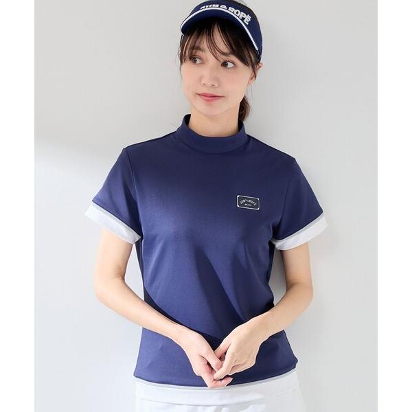 『タイムセール実施中』ZOZO問い合わせ番号:93284114ショップ:ROPE'，ロぺブランド:JUN&amp;ROPE'，ジュンアンドロペ商品名:【UVカット】【速乾】配色コンビモック半袖プルオーバーカテゴリ:トップス>Tシャツ/...