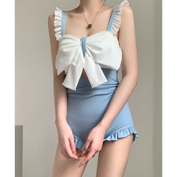 『セール実施中』※このアイテムは返品・交換対象外商品です。ZOZO問い合わせ番号:93346692ショップ:Ada.，エイダブランド:SHEPP，シープ商品名:バイカラーフリルフロントリボンワンピース水着カテゴリ:水着/着物・浴衣>水...