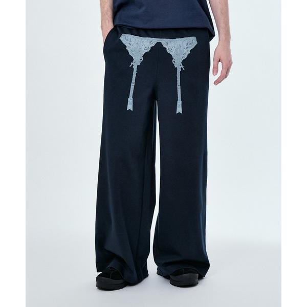 『セール実施中』ZOZO問い合わせ番号:93347477ショップ:ADAM ET ROPE'，アダムエロペブランド:M TO R，ムウトアール商品名:TROMPE GARTER PRINT BUGGY SWEAT PTカテゴリ:パンツ&gt...