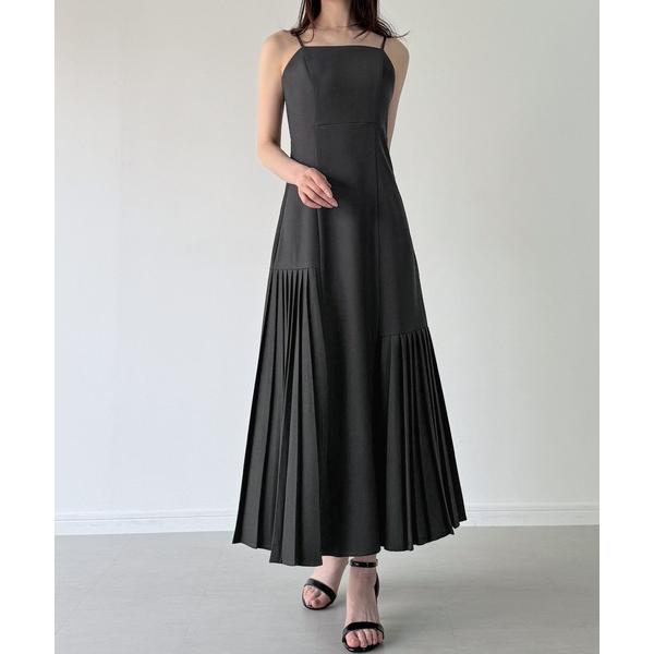 『タイムセール実施中』ZOZO問い合わせ番号:93347881ショップ:JUNOAH，ジュノアブランド:JUNOAH，ジュノア商品名:イレヘムプリーツキャミワンピース(薄手、裏地なし)カテゴリ:ワンピース/ドレス>ワンピースブランド品...