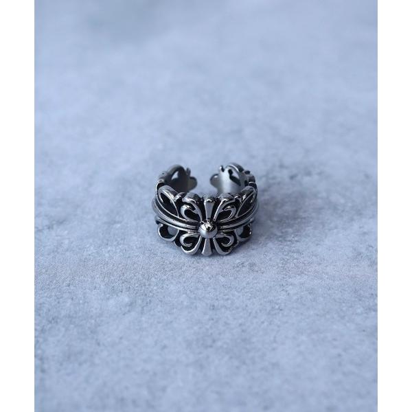 ZOZO問い合わせ番号:93348806ショップ:SBG，エスビージーブランド:ARROWM，アローム商品名:ARROWM フレアクロスリングカテゴリ:アクセサリー>リングブランド品番:ar-rg-002素材:シルバー、シルバー系その...