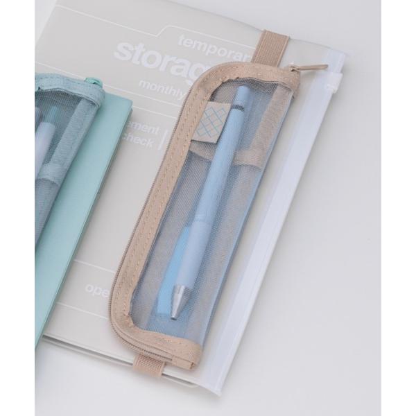 ZOZO問い合わせ番号:93349136ショップ:MARK'S，マークスブランド:funlog，ファンログ，MARK'S，マークス商品名:マークス ファンログ バンド付きメッシュペンポーチ ペンケースカテゴリ:雑貨/ホビー>ステーショ...