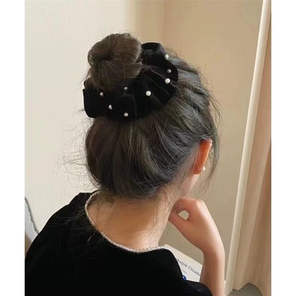 『セール実施中』ZOZO問い合わせ番号:93362064ショップ:Auntie Rosa，アンティローザブランド:E&amp;C closet…，イーアンドシークローゼット商品名:『1/12まで半額の大セール』ランダムパールベロアシュシュ（...