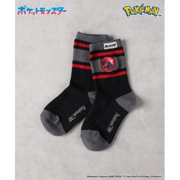 『タイムセール実施中』※このアイテムは返品・交換対象外商品です。ZOZO問い合わせ番号:93380009ショップ:Right-on，ライトオンブランド:Right-on，ライトオン商品名:【POKEMON】六英雄の黒いガラルファイヤーソック...