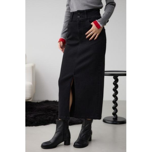 『セール実施中』ZOZO問い合わせ番号:93380071ショップ:AZUL BY MOUSSY，アズールバイマウジーブランド:AZUL BY MOUSSY，アズールバイマウジー商品名:AZUL DENIM ハイウエストスカートカテゴリ:スカ...