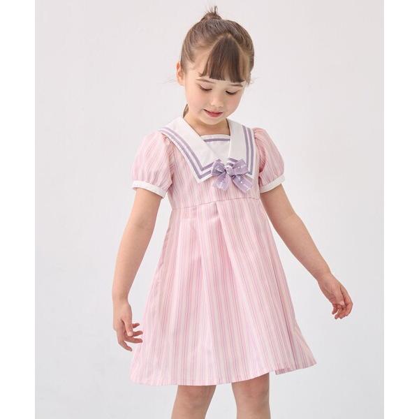 『セール実施中』ZOZO問い合わせ番号:93380629ショップ:ANY，エニィブランド:ANY，エニィ商品名:セーラーワンピースカテゴリ:ワンピース/ドレス>ワンピースブランド品番:OPFKGM0528素材:サックスブルー/ピンク：...