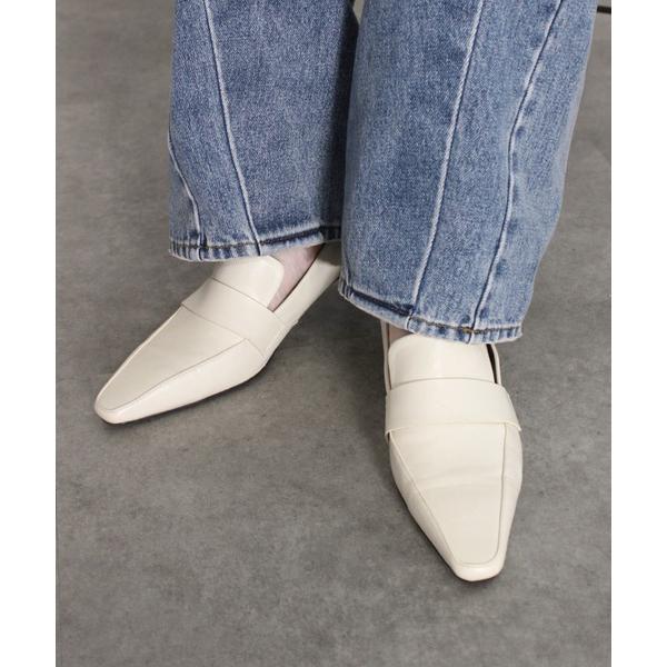 ZOZO問い合わせ番号:93382113ショップ:ISOOK，アイスーブランド:Reurie'，レウリィ，ISOOK，アイスー商品名:ポインテッドトゥローファー／pointed toe loafer ローヒール スクエアトゥ きれいめ シン...