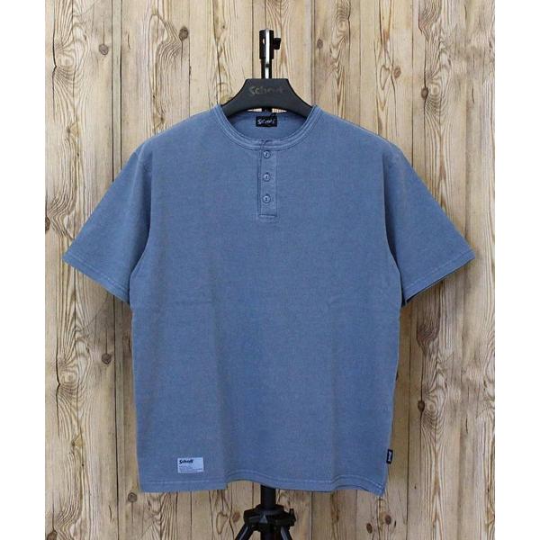 ZOZO問い合わせ番号:93382187ショップ:TopIsm，トップイズムブランド:schott，ショット，TopIsm，トップイズム商品名:PIGMENT O/D HENLEY NECK SS T-SHIRTカテゴリ:トップス>T...