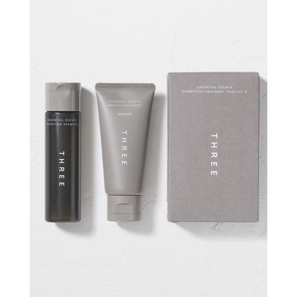 ※このアイテムは返品・交換対象外商品です。コスメ商品ZOZO問い合わせ番号:93382885ショップ:THREE，スリーブランド:THREE，スリー商品名:THREE エッセンシャルセンツ シャンプー ＆ トリートメント トライアルキット ...
