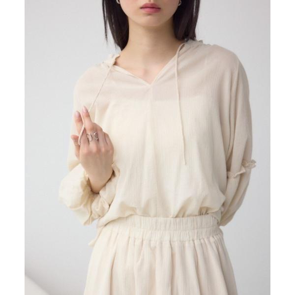 『セール実施中』ZOZO問い合わせ番号:93383378ショップ:AZUL BY MOUSSY，アズールバイマウジーブランド:AZUL BY MOUSSY，アズールバイマウジー商品名:コットンボイルパフスリーブブラウスカテゴリ:トップス&g...