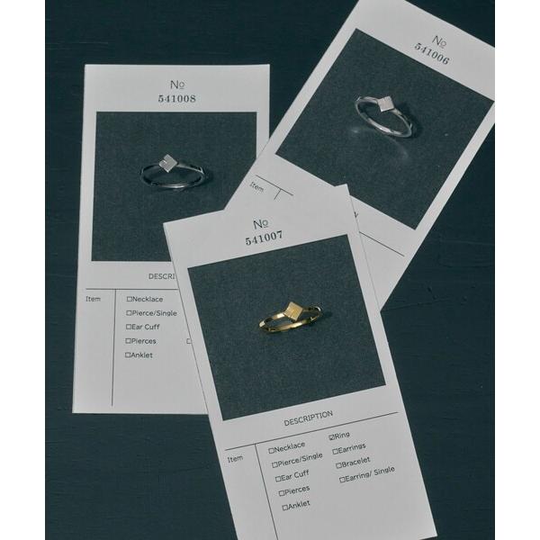 ZOZO問い合わせ番号:93414647ショップ:and cloud，アンドクラウドブランド:and cloud，アンドクラウド商品名:Minimum Square Ringカテゴリ:アクセサリー>リングブランド品番:541006-0...